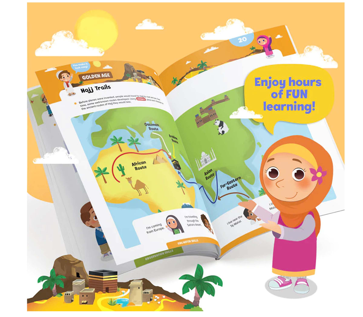 Hajj & Umrah Activity Book By Learning Roots - Muslim Memories