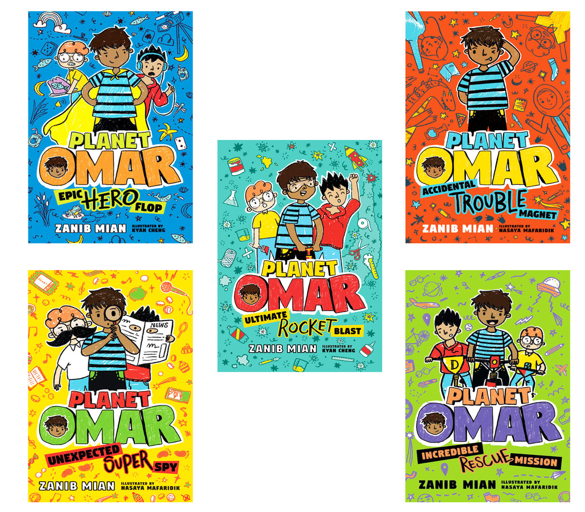 Planet Omar Book Series Papercover – Muslim Memories