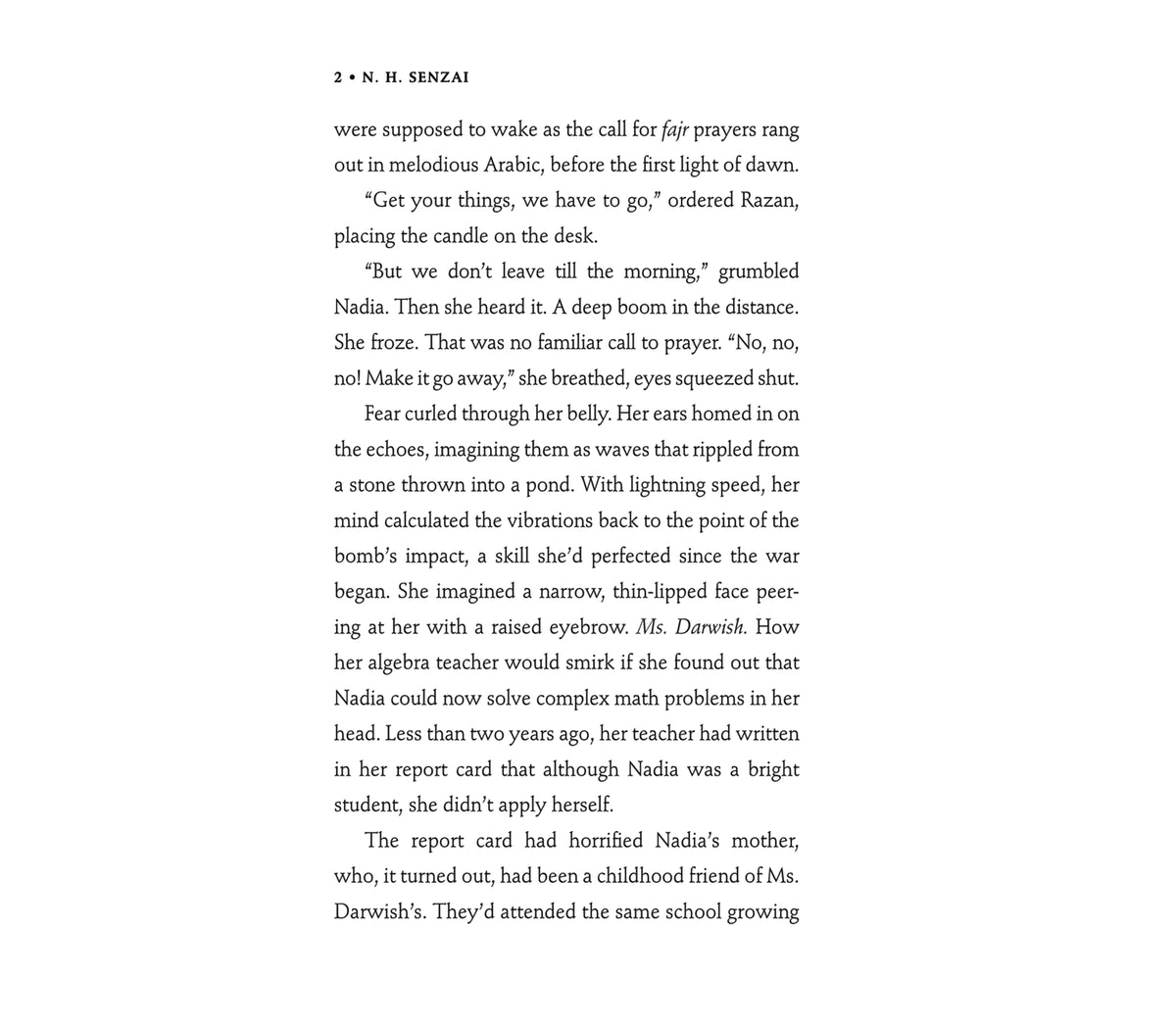 Escape from Aleppo By N. H. Senzai – Muslim Memories