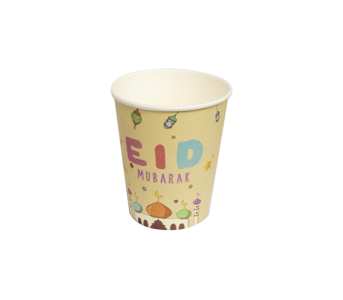 "Mosque" Theme Eid Mubarak Paper Cups | Muslim Memories