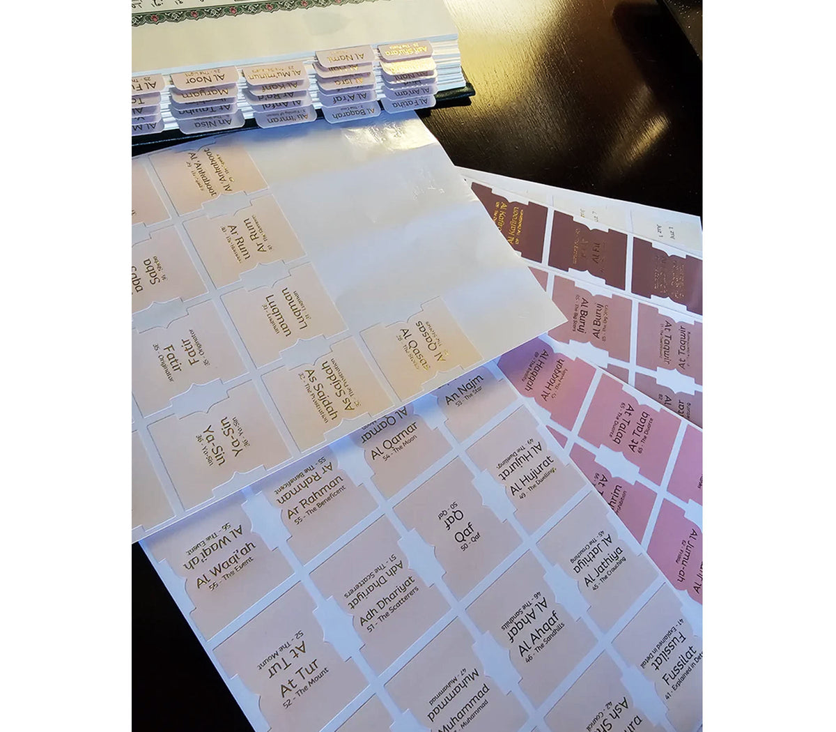 Al Bayan Quran Tabs (Pastels) – Muslim Memories