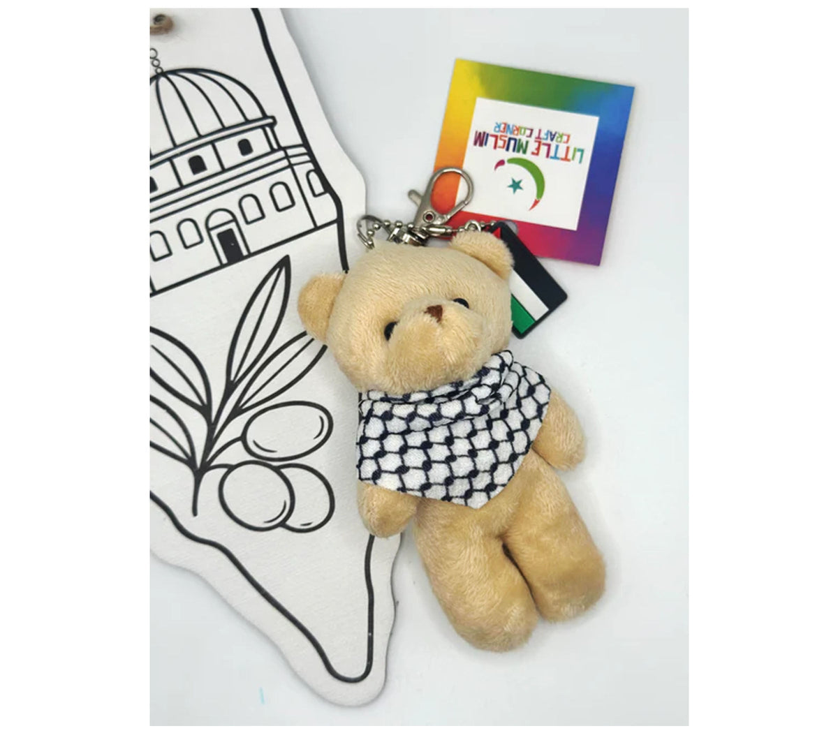 Palestine Bear Keychain – Muslim Memories