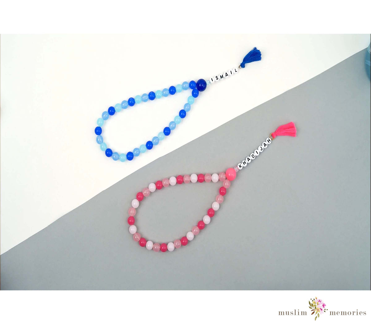 DIY Personalised Tasbih making Kit Muslim Memories